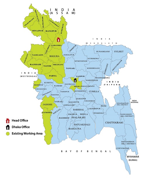 Working Area & Working map